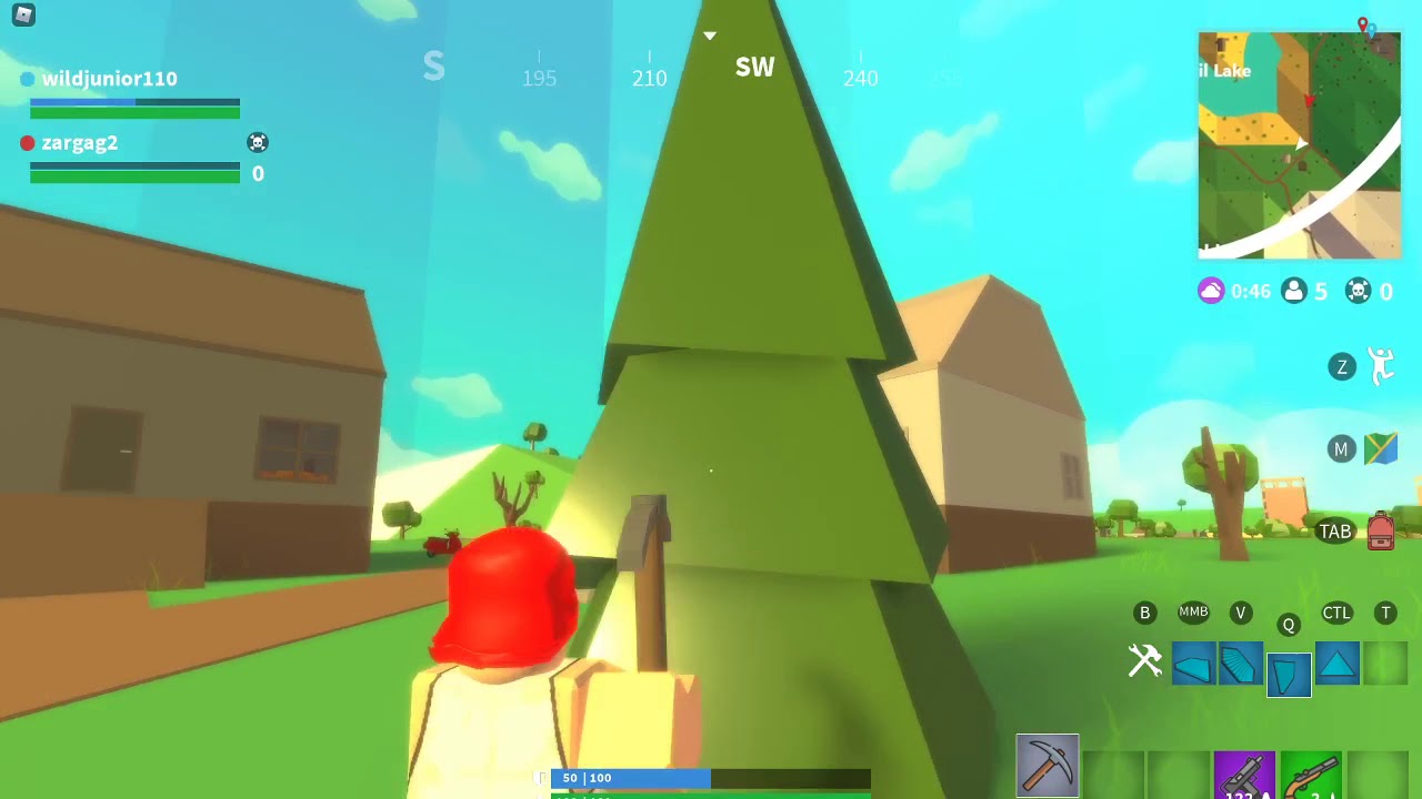 Fortnite but roblox [Fortnite copy] - YouTube