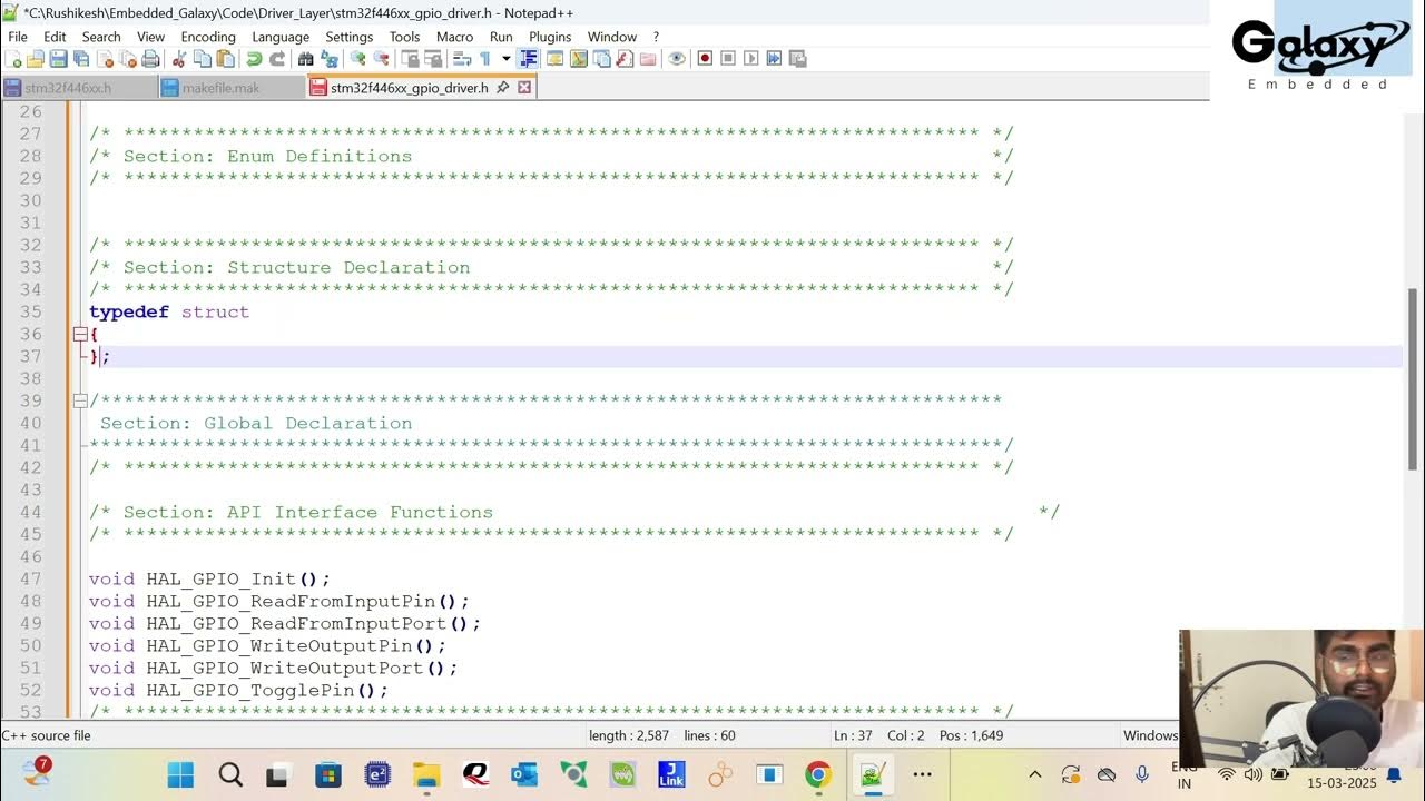 Programming of GPIO APIs Part 1 - YouTube