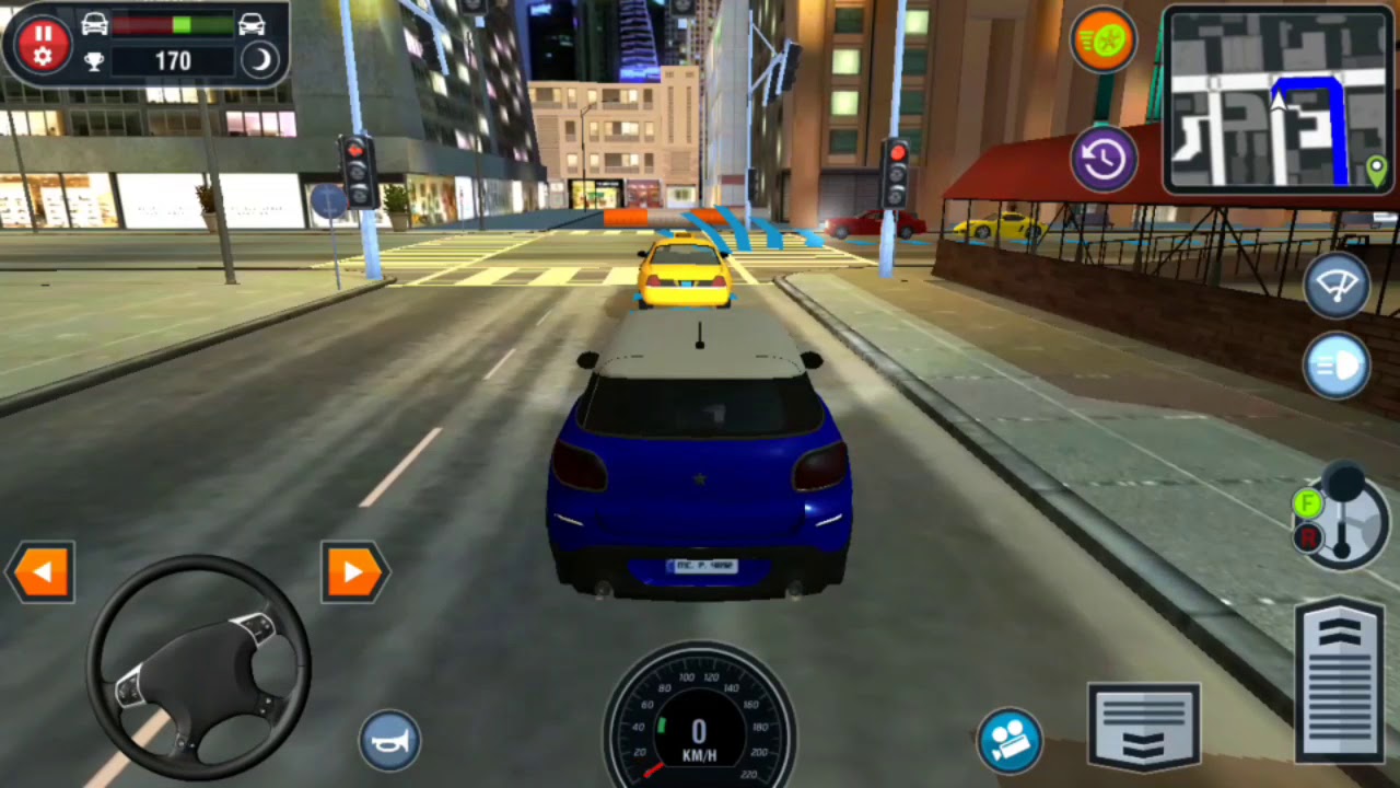 Car Driving School Simulator Lessons Part 14 New York basic pack - YouTube