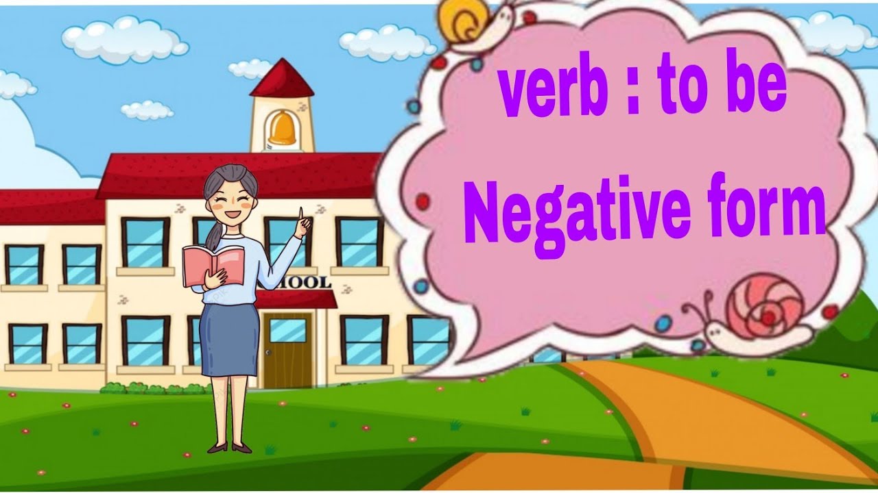 Verb to be Negative form full form and short form - YouTube