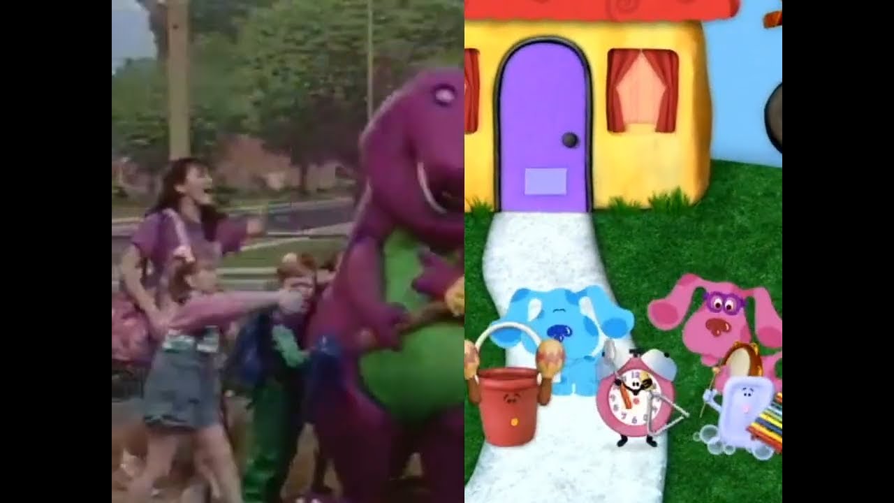 Barney and Blue's Clues Theme Song - YouTube