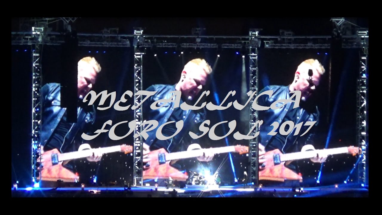 Metallica foro sol 2017 - Concierto épico - YouTube