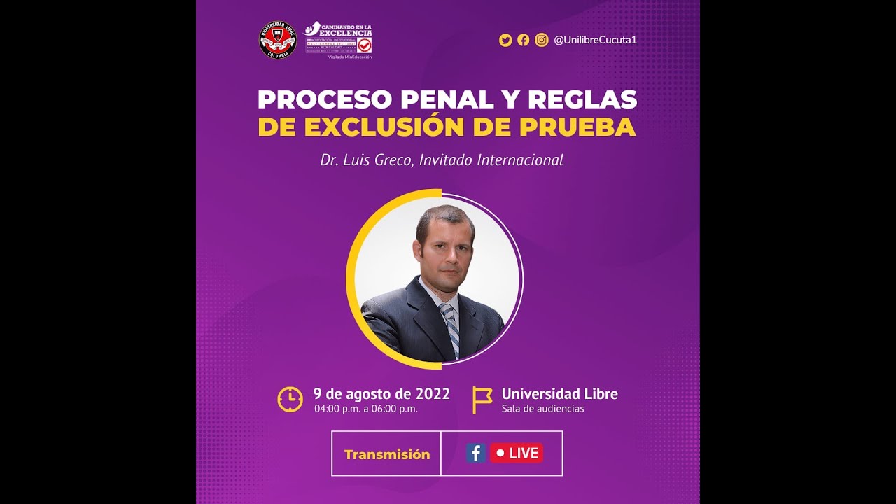 #EnVivo Conferencia Dr. Luis Greco - YouTube