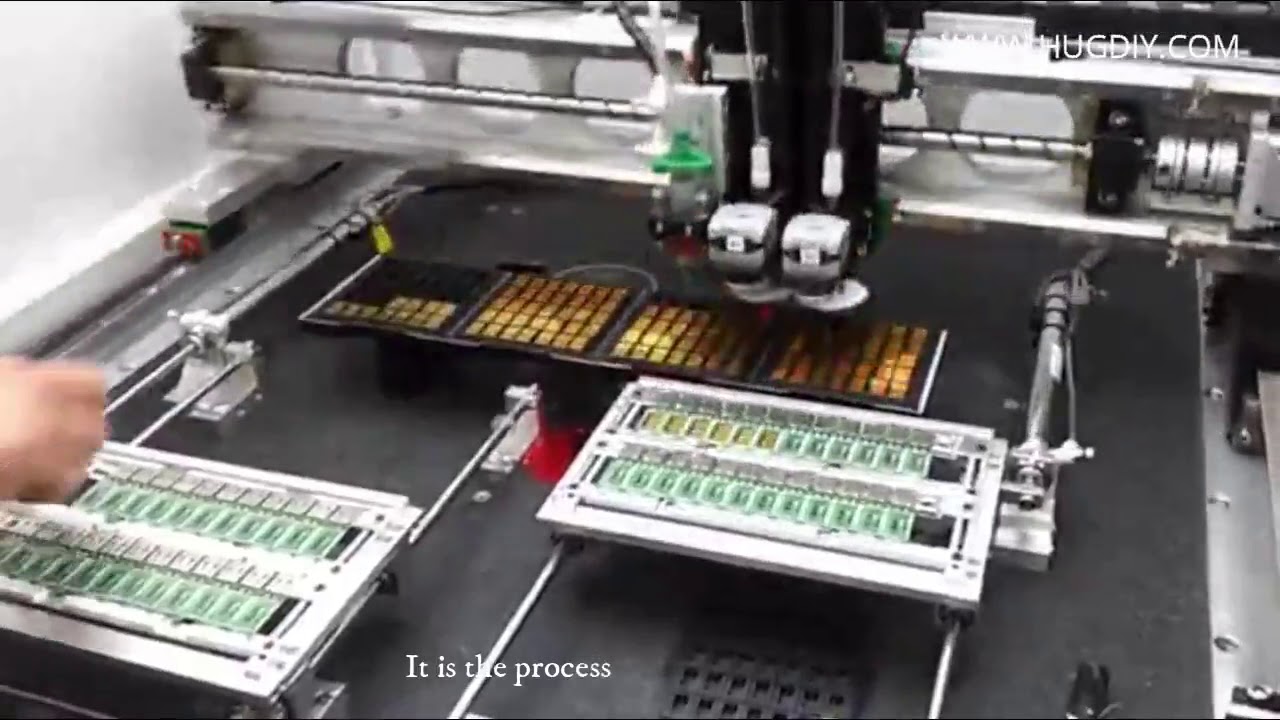 USB Drive Production Line – PCBA Part - YouTube
