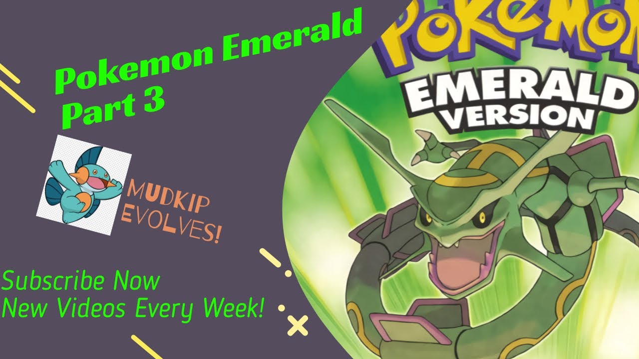 Pokémon Emerald - Gameplay Walkthrough Part 3 - Rustboro City, Gym ...