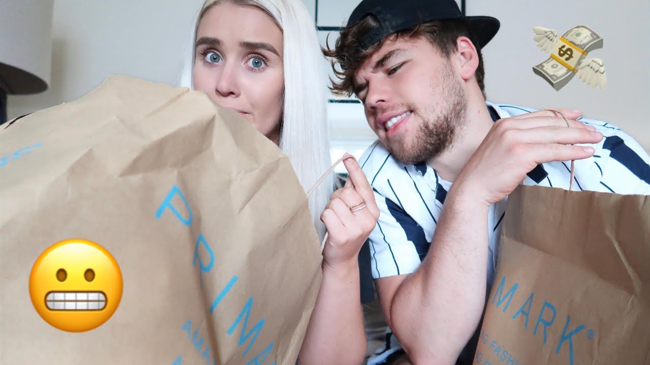 BOYFRIEND vs GIRLFRIEND PRIMARK CHALLENGE | £30 Clothing Challenge ...