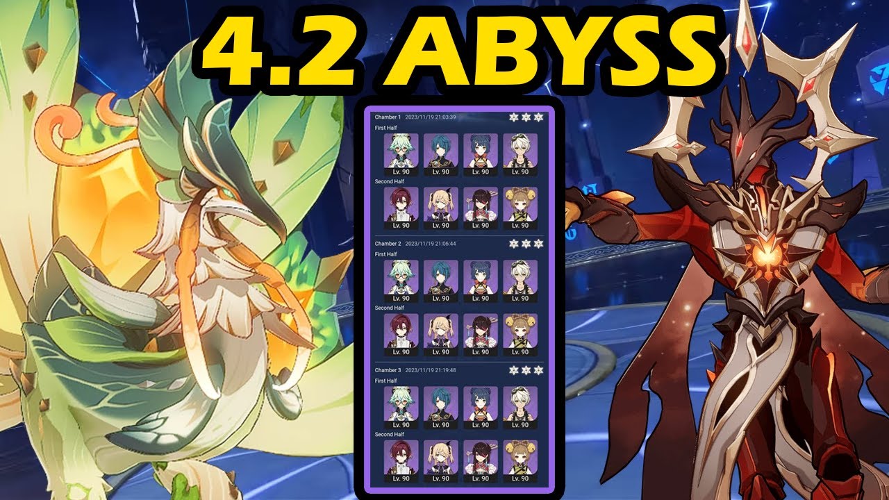 [F2P] National x Quicken 9★ NEW floor 12 spiral abyss 4.2 (4 ...