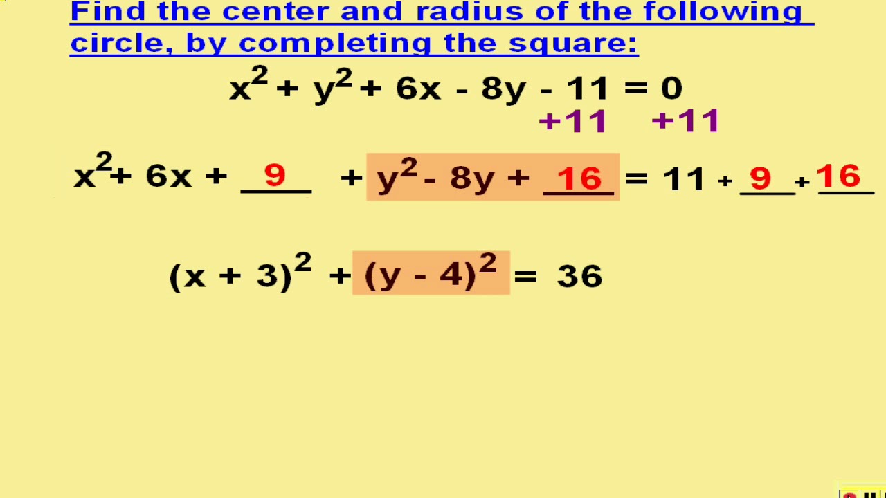 Finding The Center And Radius Of A Circle YouTube finding-the-center-and-radius-of-a-circle-youtube
