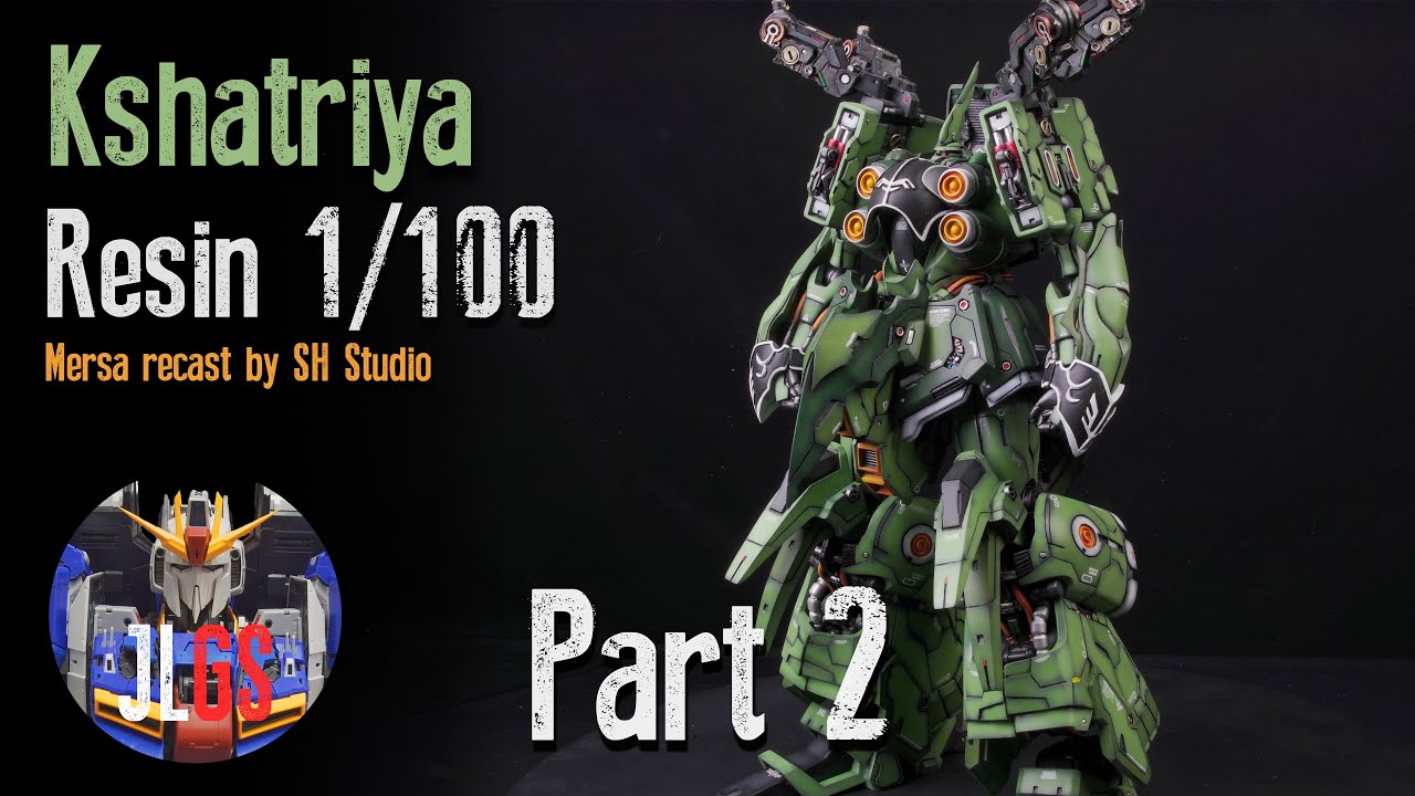 Kshatriya 1/100 Resin by Mersa Part 2: Lower Body | Custom Gunpla ...