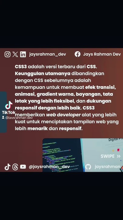Apa Itu Css Shorts Short Shortvideo Ytshorts Css Html Viralvideo Html5 Javascript 8712
