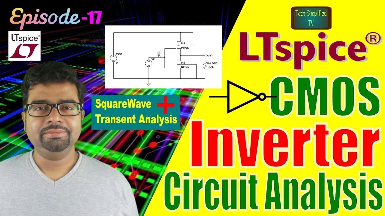 LTSpice (v24): CMOS Inverter using Monolithic MOSFETs | Response by ...