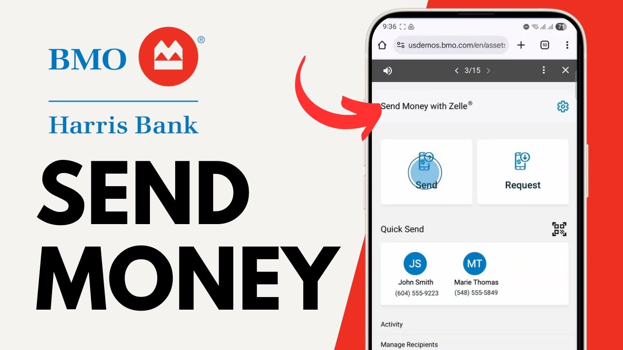 How to Send Money with BMO Harris Zelle? - YouTube