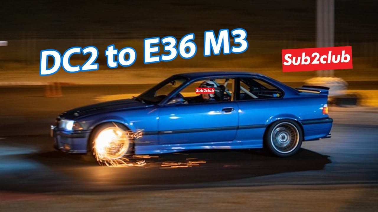 1998 BMW M3 (e36) track car build interview feat. DC2 Integra b18c5 ...