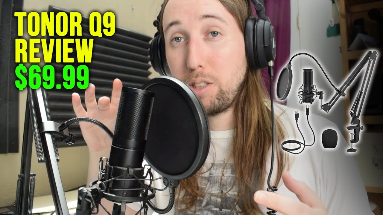TONOR Q9 Review! $69.99 USB Condenser Mic With Arm Stand! - YouTube