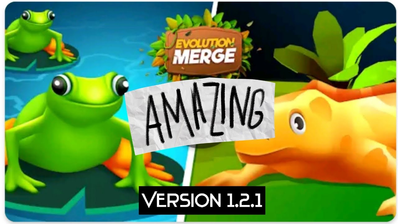 EVOLUTION MERGE - EAT AND GROW | Version 1.2.1 - YouTube