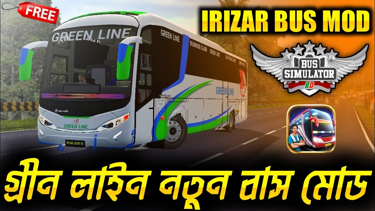 Green Line Irizar Shape Update Bus Mod For Bus simulator Indonesia ...