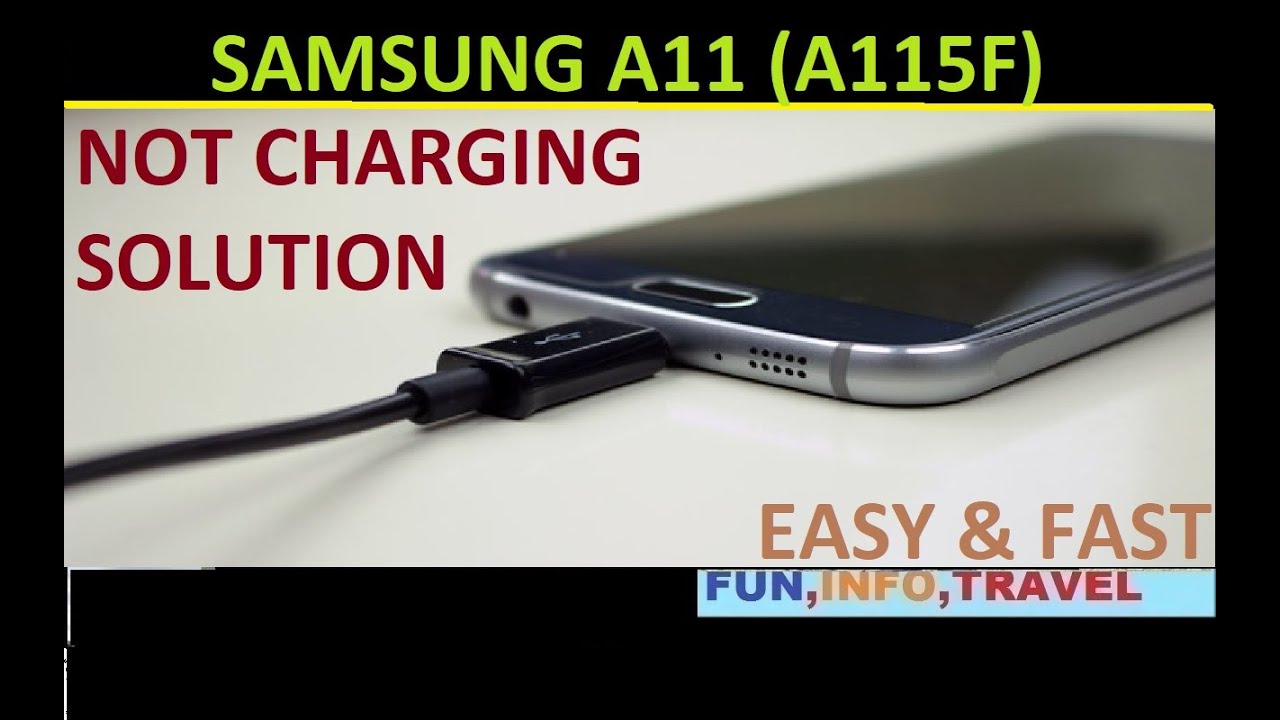 (MOBILE HARDWARE INFO) SAMSUNG A11 (A115F) NOT CHARGING SOLUTION EASY ...