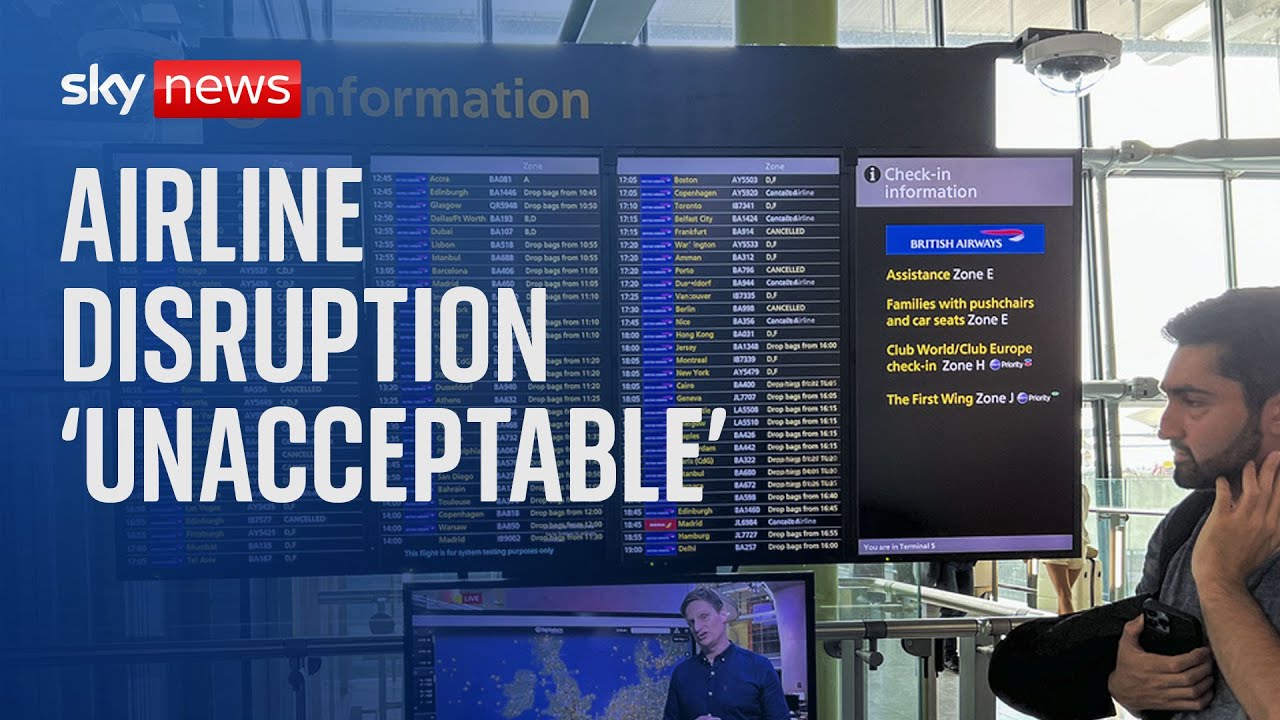 UK air traffic failure: Level of disruption 'unacceptable' - Airline ...