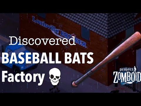 Discovered Baseball bats Factory in Louisville (Project Zomboid) - YouTube