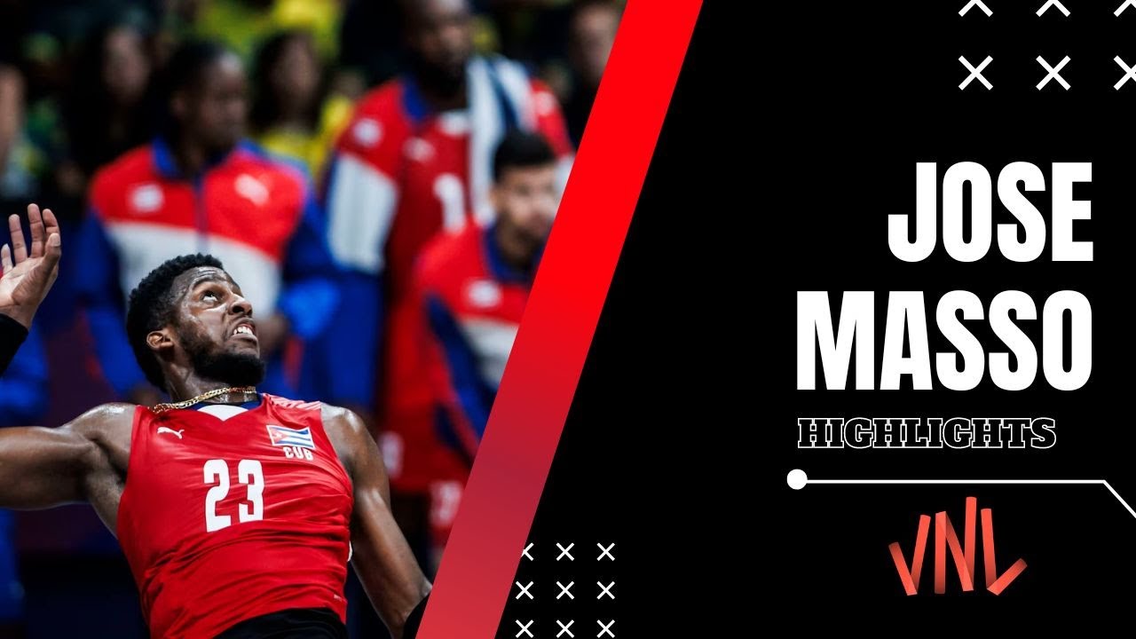 Jose Masso HIGHLIGHTS | Japan 🇯🇵 🆚 Cuba 🇨🇺 | Men's Volleyball VNL 2024 ...