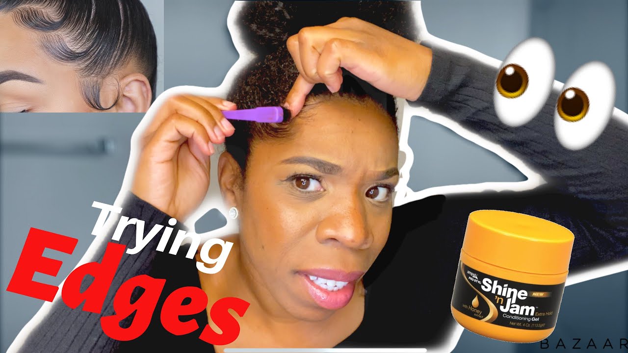 SLAY YOUR EDGES | Trying My Edges for the First Time *SHOCKED*!😱 - YouTube