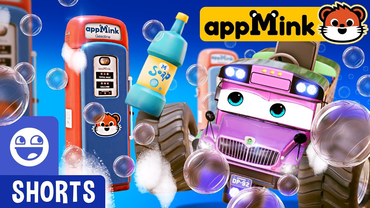 #appMink kids video: Evil Bus & Fun Soap Tricks with appmink Police Car ...