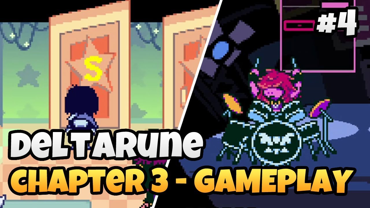 DELTARUNE Chapter 3 - Rock Band Mini-Game & Inside S Rank Secret Room ...