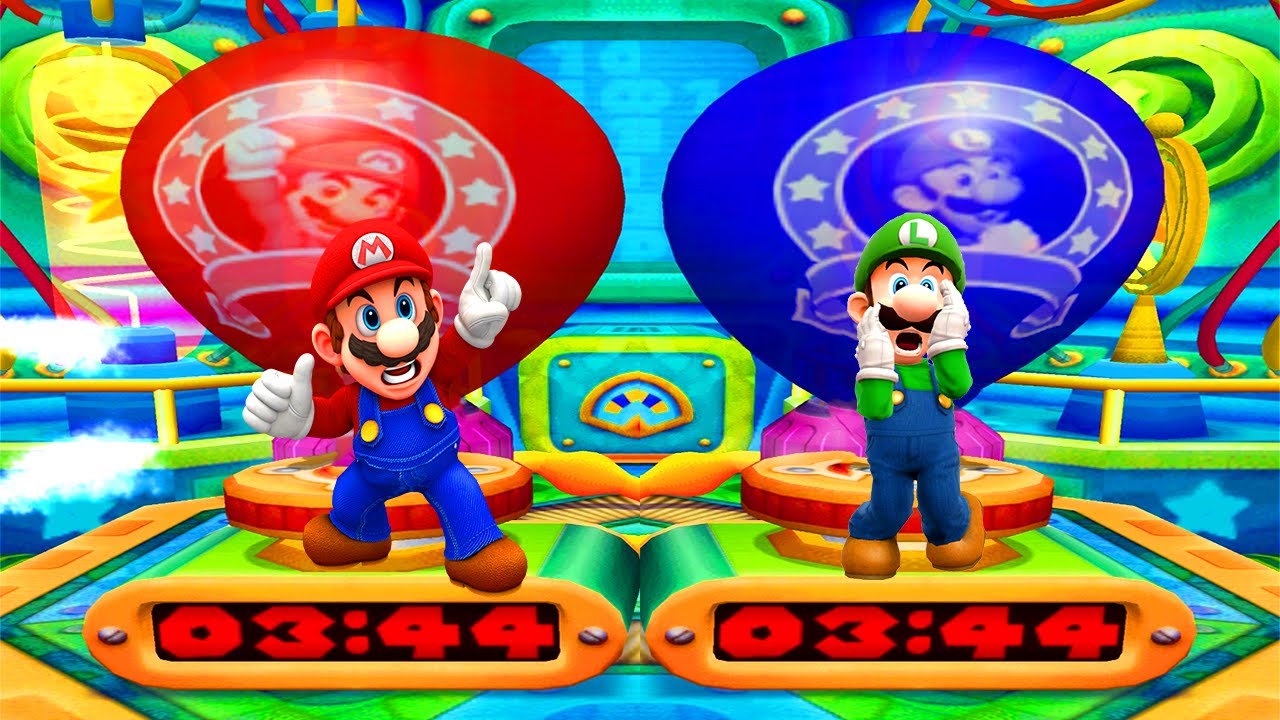 Mario Party 5 Minigames - Mario vs Toad vs Koopa vs Luigi - YouTube