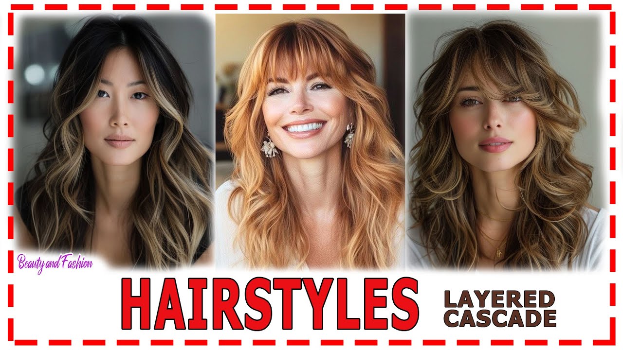 48 Stunning Layered Cascade Hairstyles for Women to Look Fresh in 2024 ...