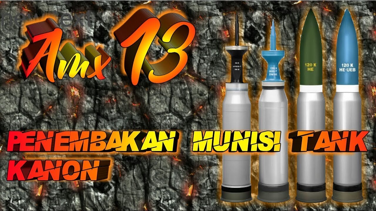 Mau lihat cara kerja peluru tank kanon amx13 ditembakkan,tonton ini ...