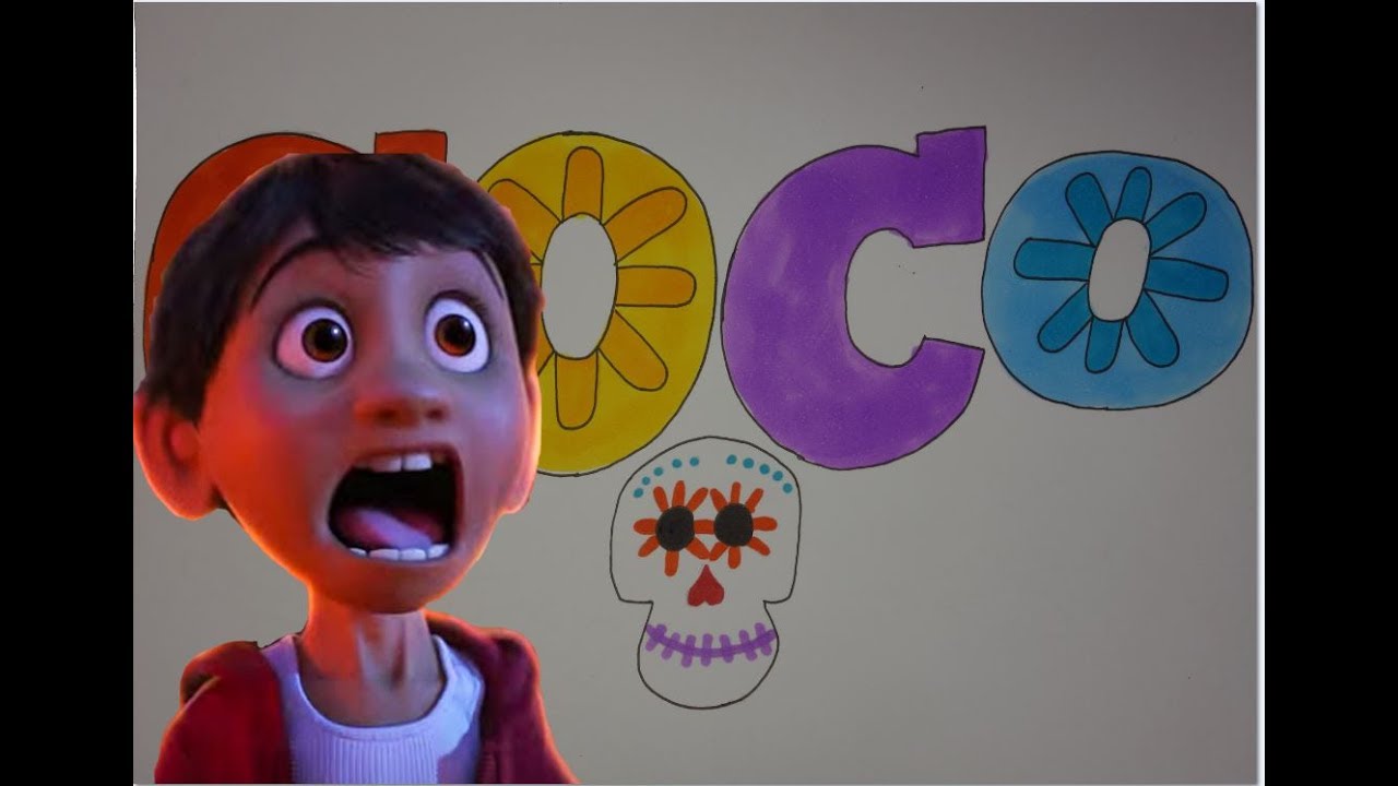 How to draw movie COCO logo - YouTube