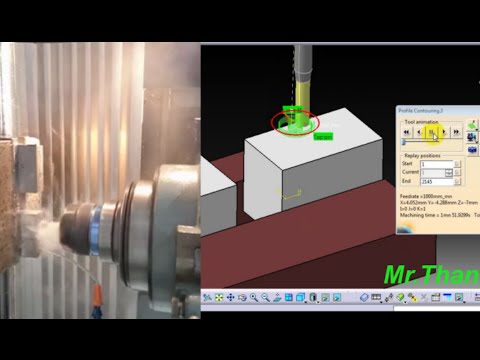 CNC Working process : Catia Program for MAKINO Machine CNC (Tutorial ) - YouTube