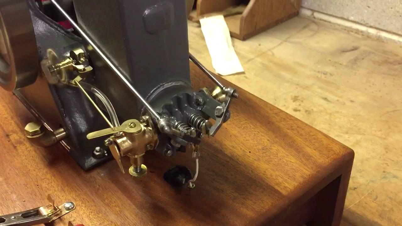 Atkinson 1/4 scale model engine- first run - YouTube