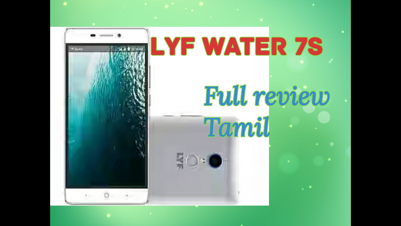 Lyf Water 7S full review Tamil - YouTube