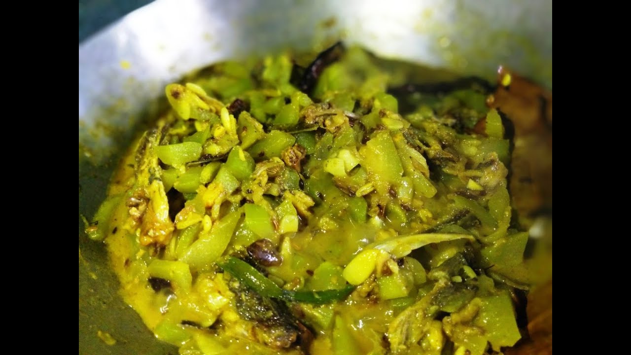 Bottle gourd recipe/#calabash recipe// Lauki ki sabji with fish head ...