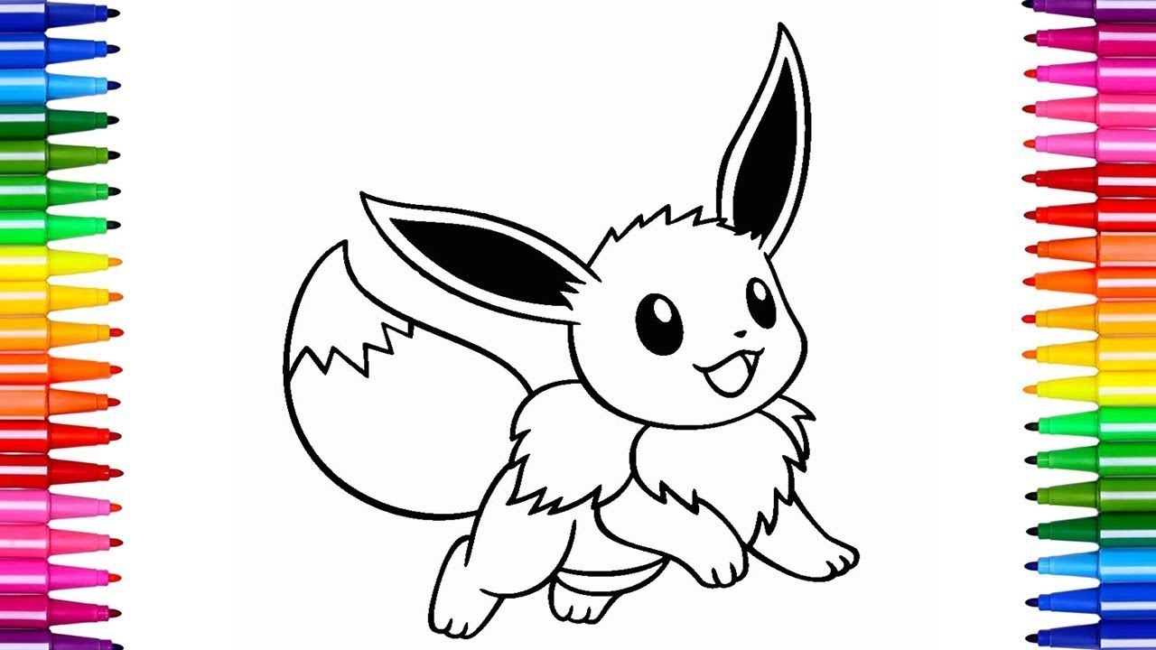 Drawing Pokemon Cartoon | Digital Art Family - YouTube