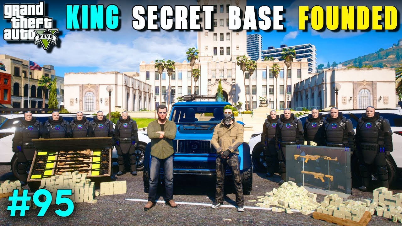 MICHAEL FOUND BIGGEST MAFIA'S SECRET BASE | GTA 5 GAMEPLAY #95 - YouTube