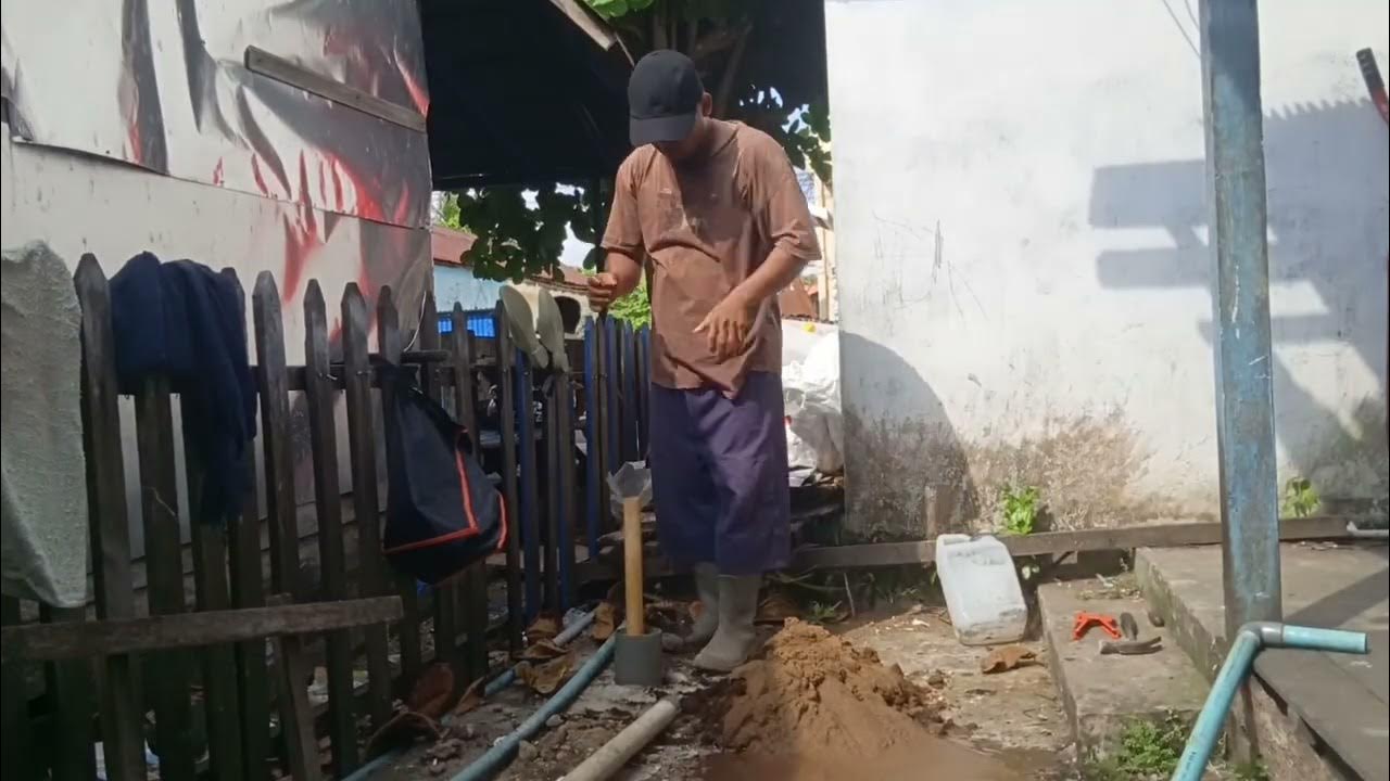 Membuat sumur bor di daerah berpasir sumber airnya berlimpah... - YouTube