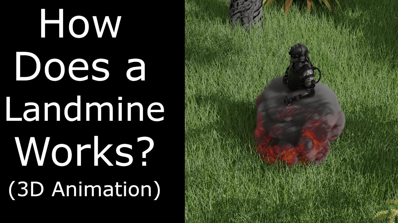 How Does a Landmine Work? (3D Animation) - YouTube