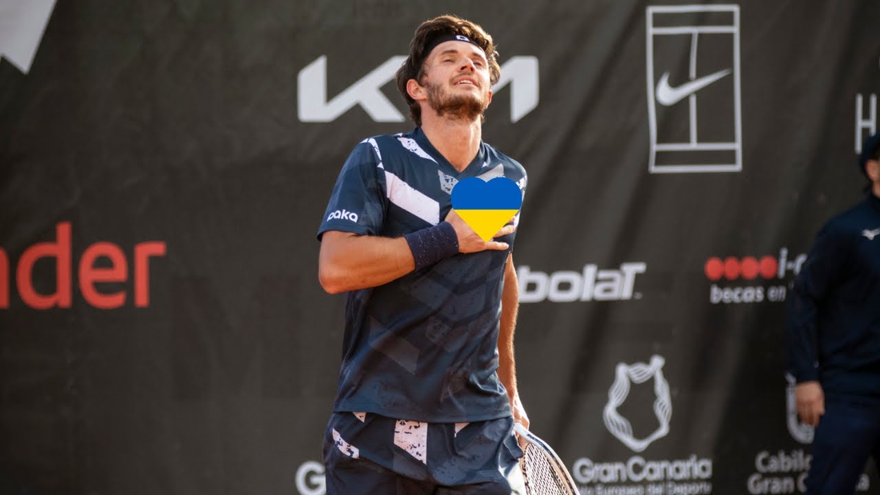 Ukrainian Tennis Player, Vlad Orlov: Playing on Tour During a War - YouTube