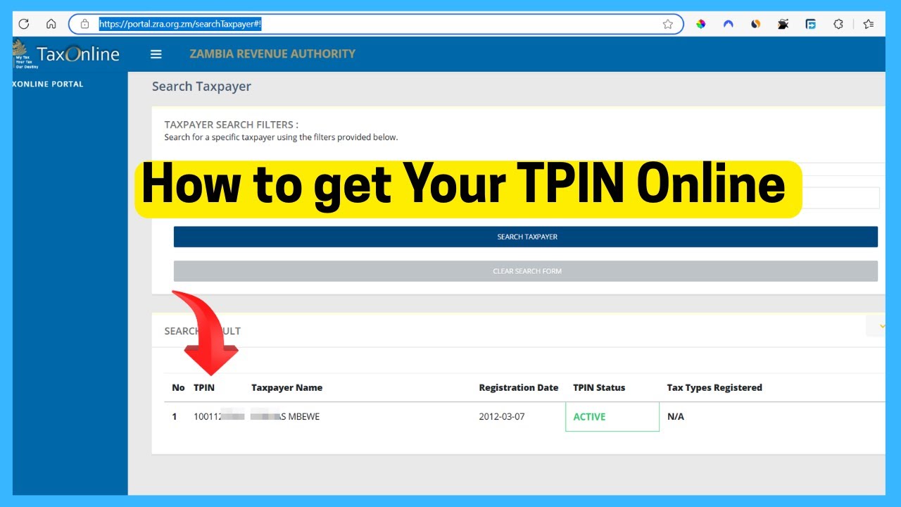 How to know your ZRA TPIN using NRC (2025) - Full Guide - YouTube
