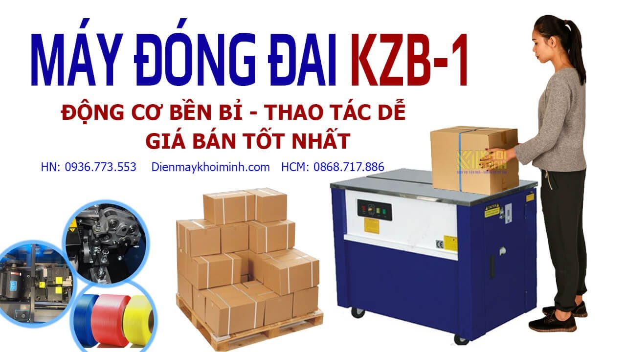 Máy đóng đai thùng KZB-1 Chính Hãng Giá Tốt Nhất Hiện Nay - YouTube
