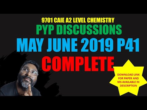 PAPER 41 MAY JUNE 2019 COMPLETE s19_QP_41 CAIE CIE CAMBRIDGE A LEVEL DISCUSSION 9701/41/M/J/19