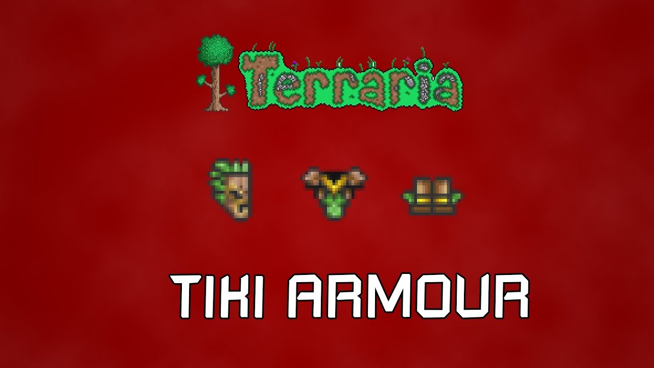 Terraria 1.2 - Tiki Armour and Pygmy Necklace - YouTube