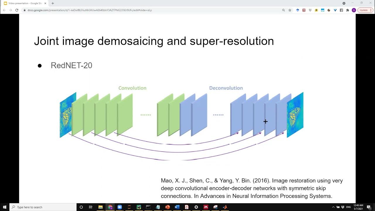 Image demosaicing with deep learning - YouTube