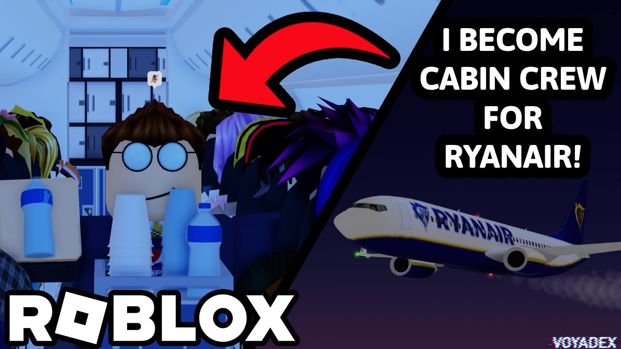 I BECOME CABIN CREW FOR RYANAIR ON ROBLOX! | Cabin Crew Simulator - YouTube