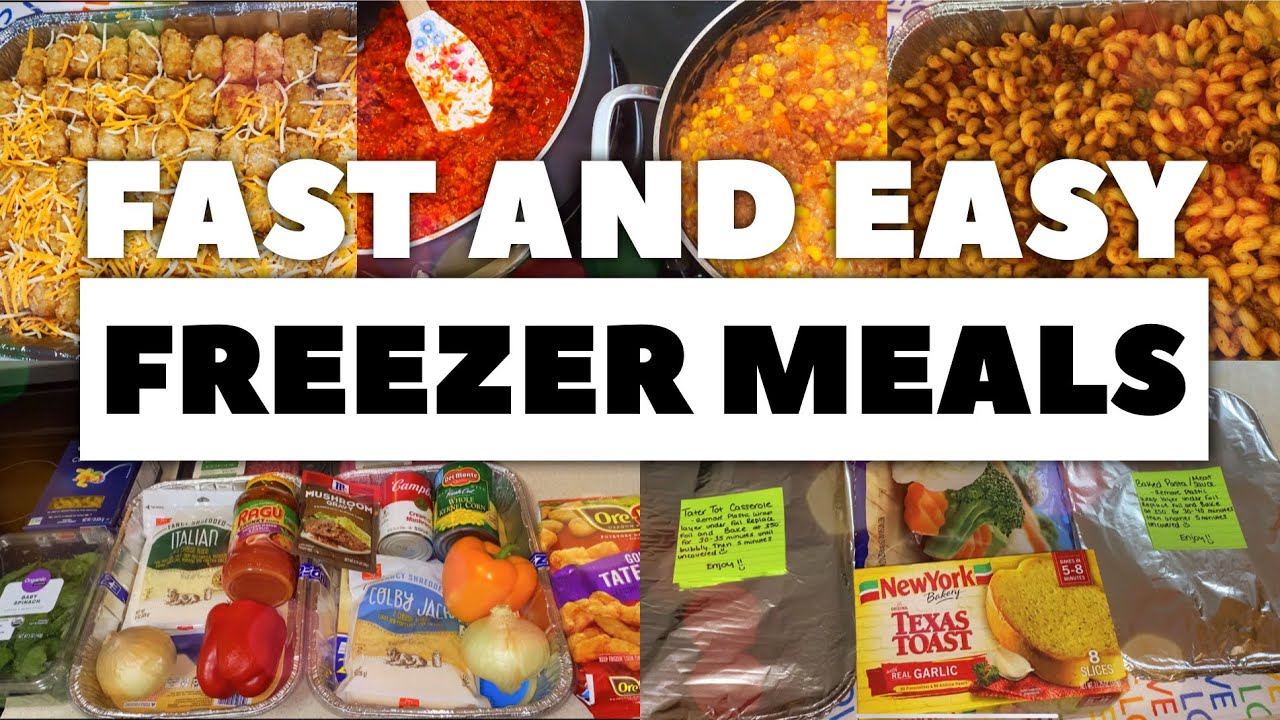 TWO NEW FALL FREEZER MEALS | EASY AFFORDABLE DINNERS | GROUND BEEF MEAL ...