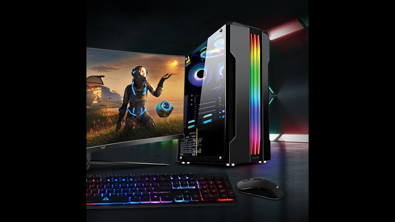 ARMAGGEDDON TRON III GAMING ATX DESKTOP CASING - PREVIEW - YouTube