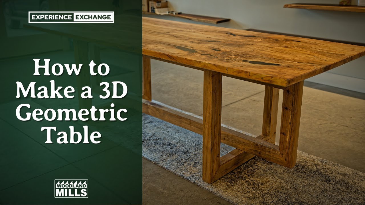How To Build a 3D Geometric Table - YouTube
