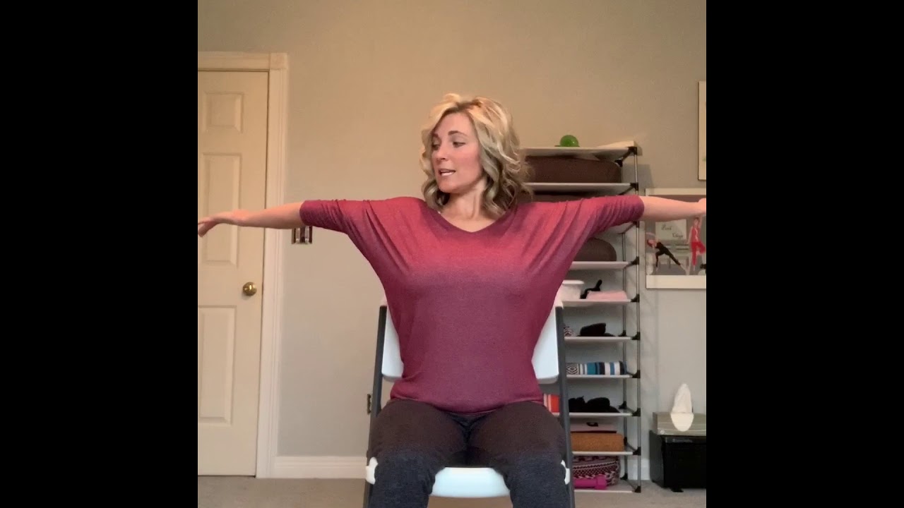 Chair Yoga Warm Up - YouTube